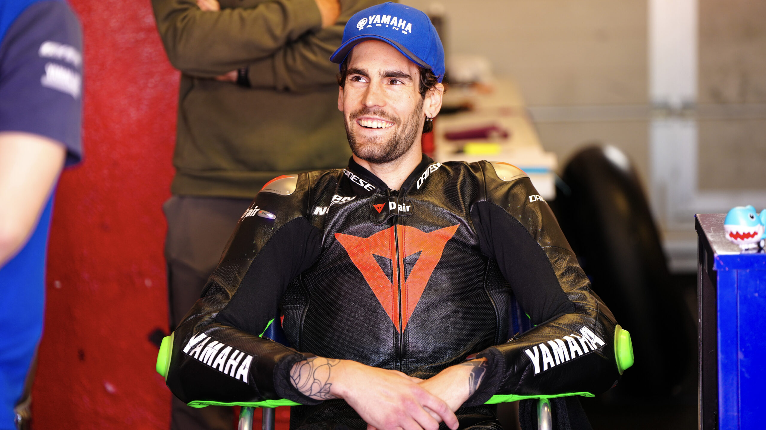 Stefano Manzi tests the WorldSBK R1 at Misano - Eazi-Grip & Eazi-Guard