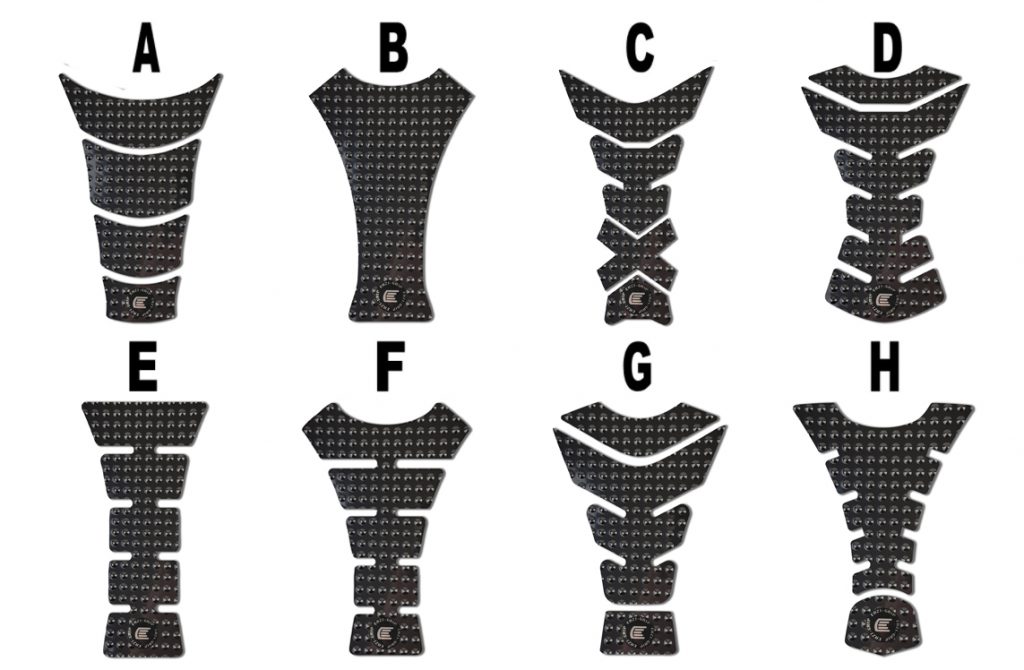 Eazi-Grip Centre Tank Pads in Black - Various Designs - Eazi-Grip ...