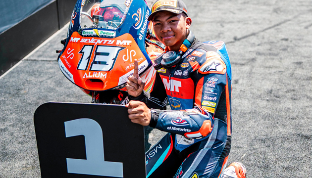 Hakim Danish wins Moto3 Race at the Czech MotoGP - Eazi-Grip & Eazi-Guard